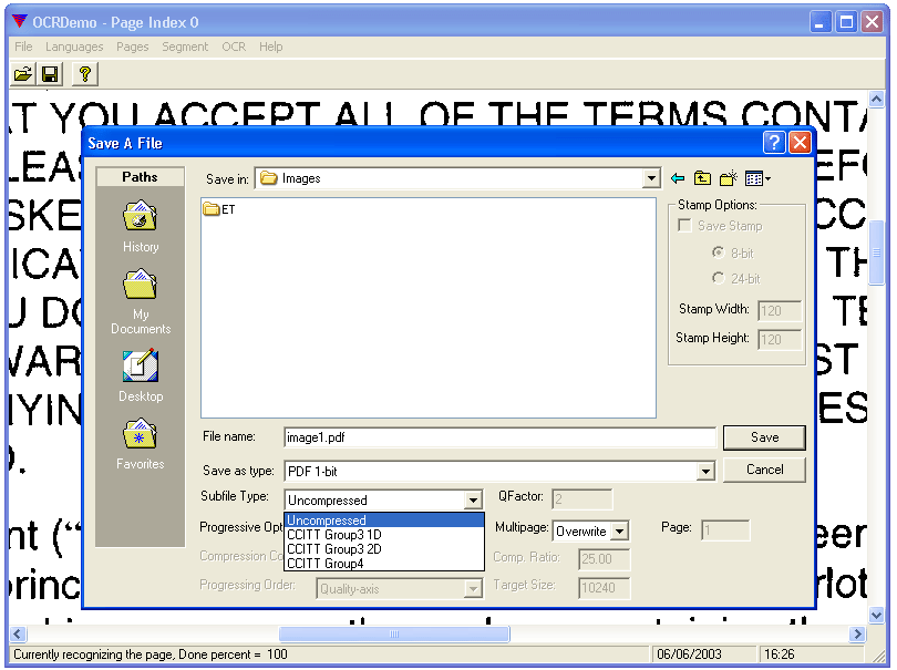 LEADTOOLS PDF OCR Module