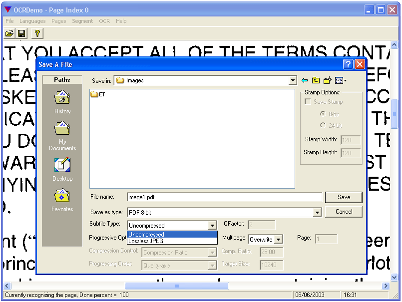 LEADTOOLS PDF OCR Module