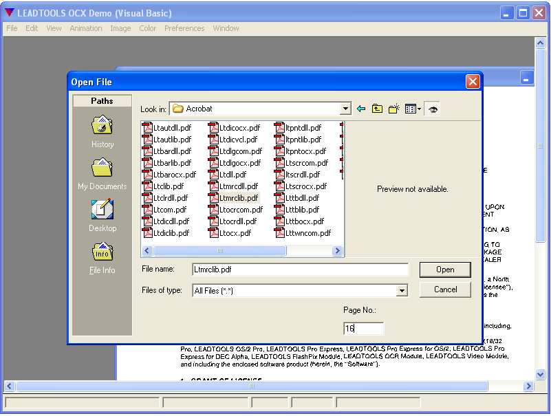 LEADTOOLS Raster PDF Plug In