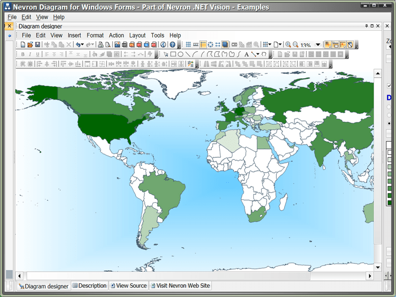 Nevron Diagram for .NET