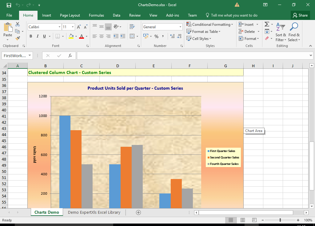 ExpertXLS Excel Library for .NET