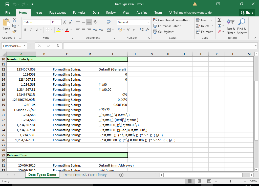 ExpertXLS Excel Library for .NET