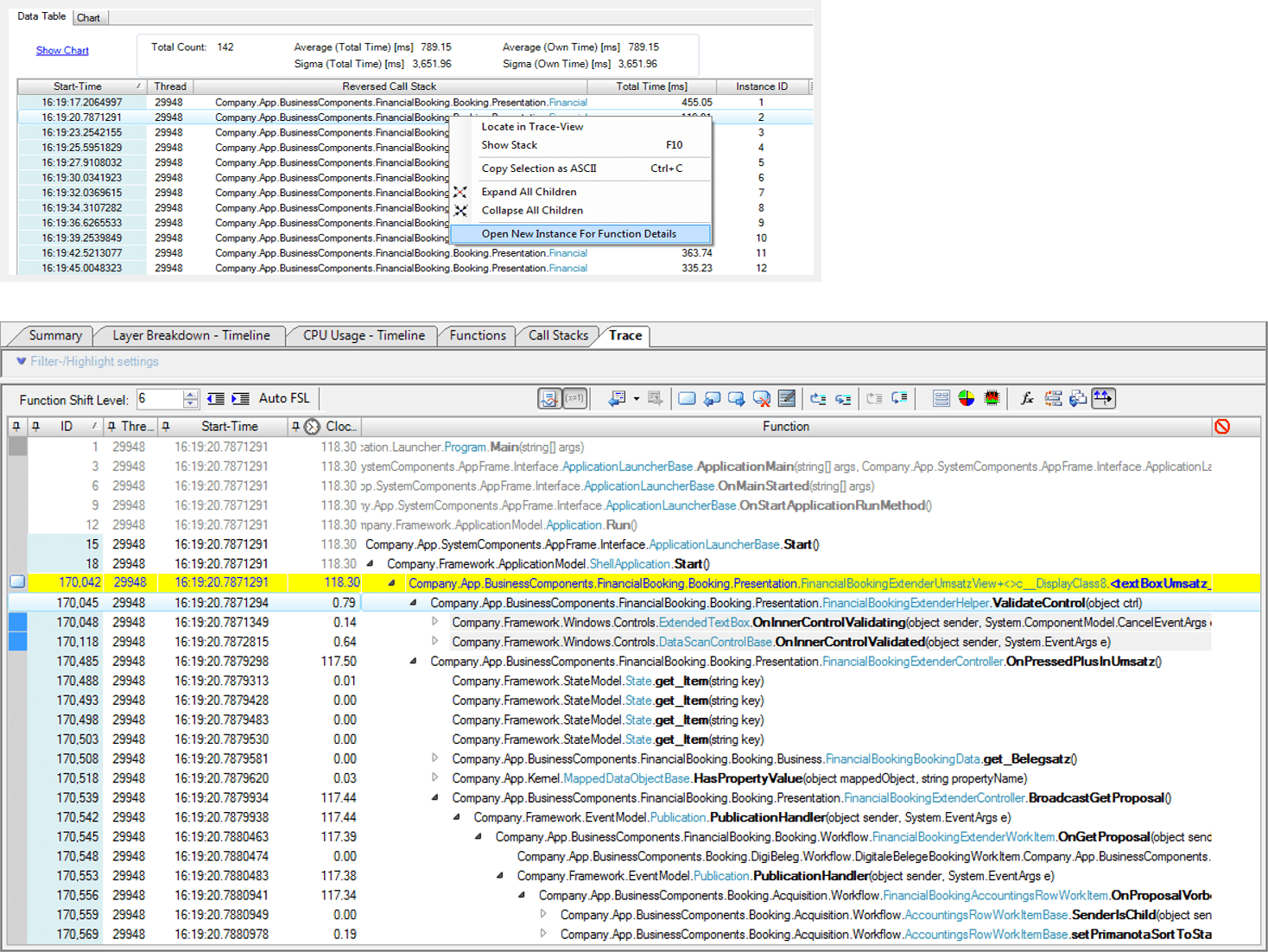 Perfinity .NET Profiler Bundle