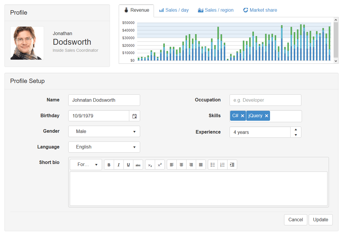 Kendo UI + Telerik UI for JSP