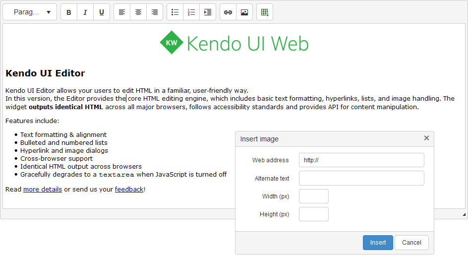 Kendo UI + Telerik UI for PHP