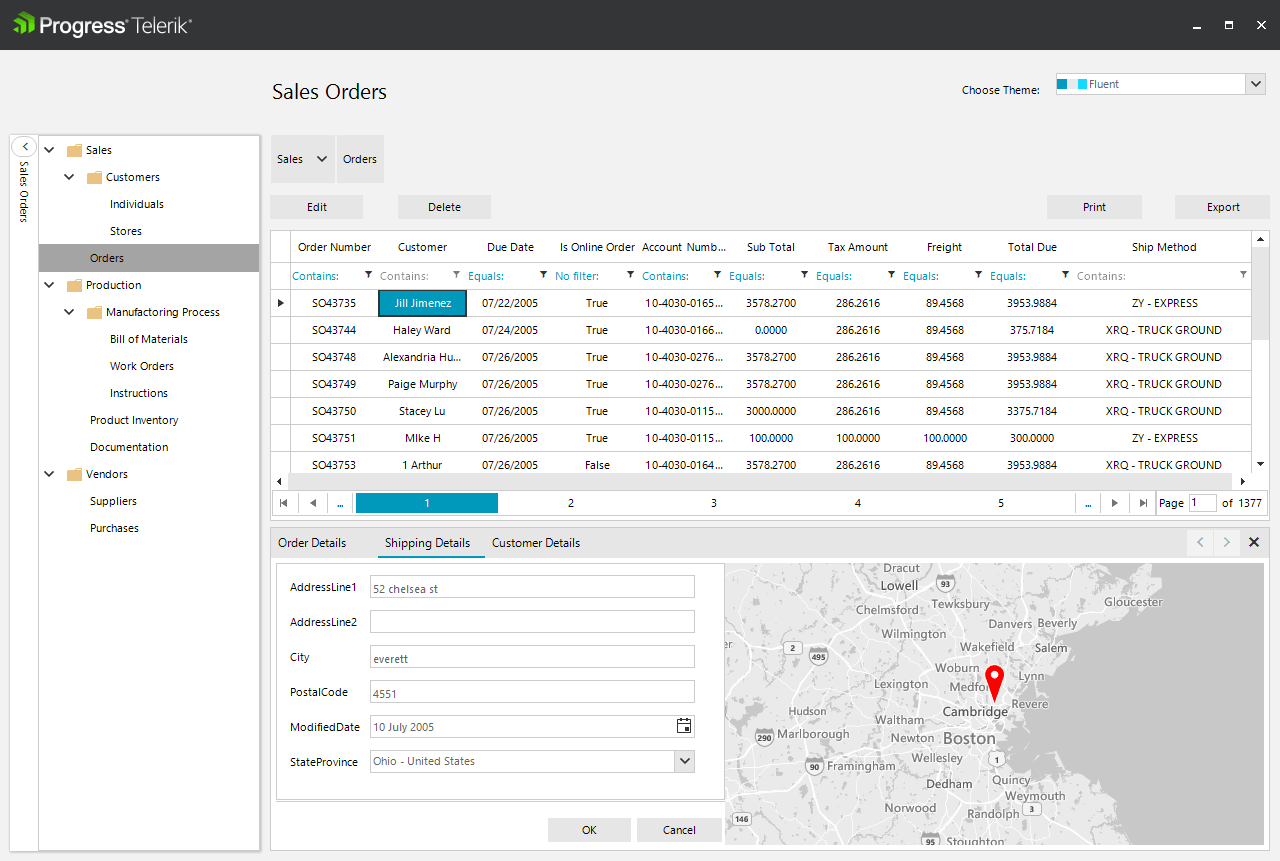 Telerik UI for WinForms