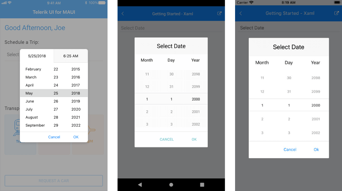 Telerik UI for .NET MAUI