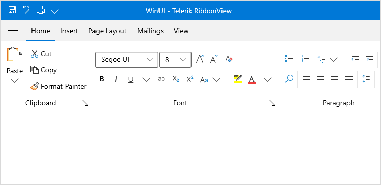 Telerik UI for WinUI