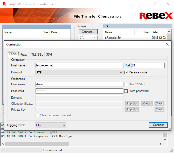 Rebex File Transfer Pack （英語版）