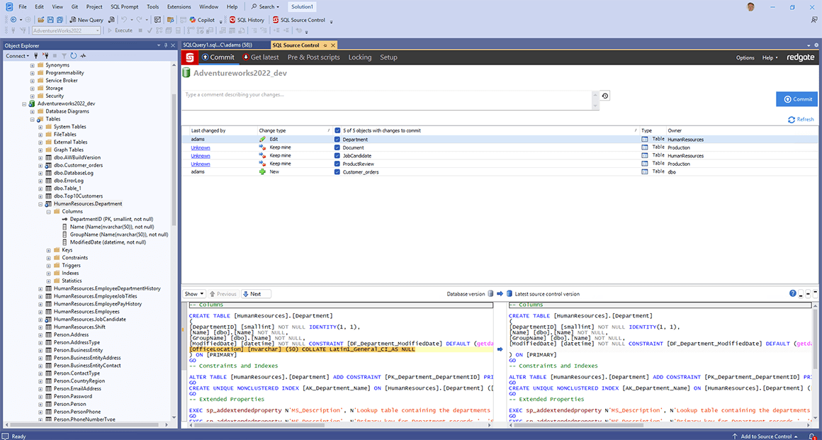 SQL Toolbelt Essentials