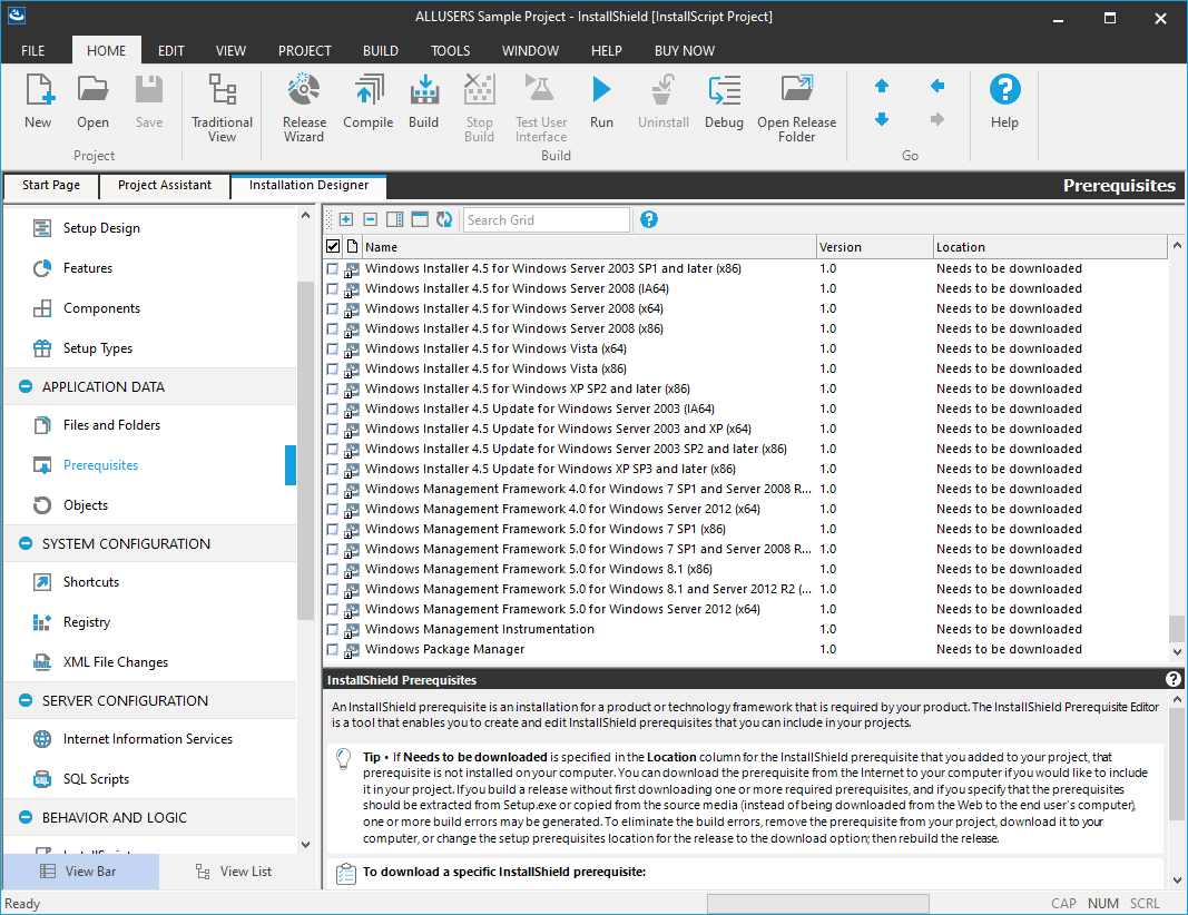 InstallShield Professional