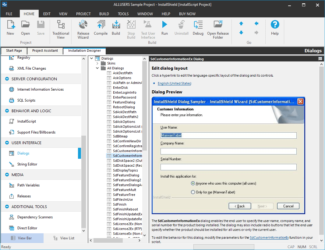 InstallShield Professional