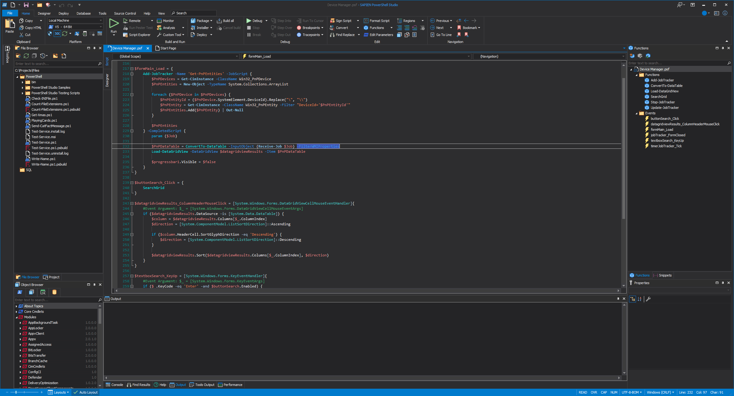 PowerShell Studio PowerShell Studio