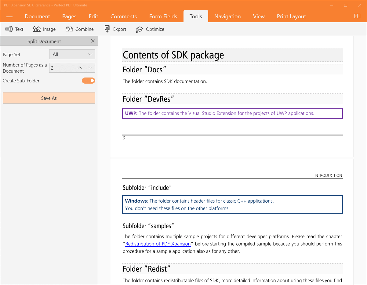 PDF Xpansion SDK - PDF Combiner and Splitter