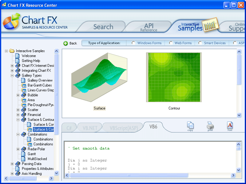 Chart FX Client Server
