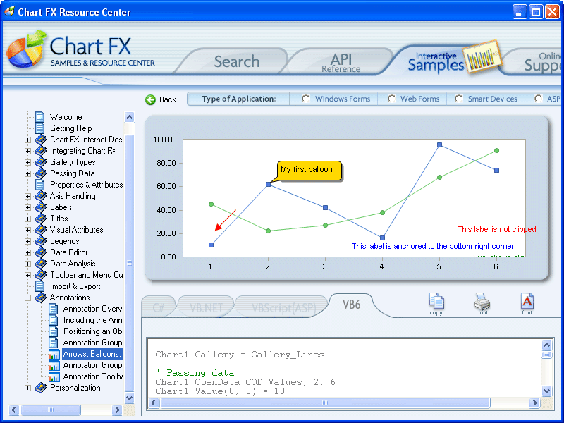 Chart FX Client Server