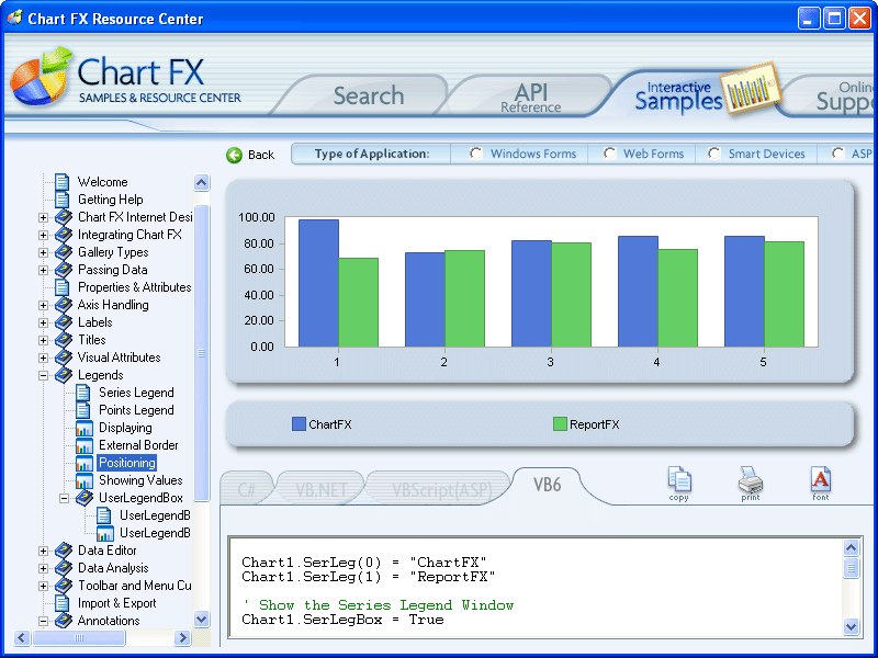 Chart FX Client Server（英語版）
