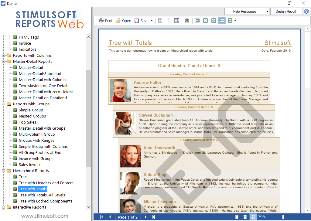 Stimulsoft Reports.WEB