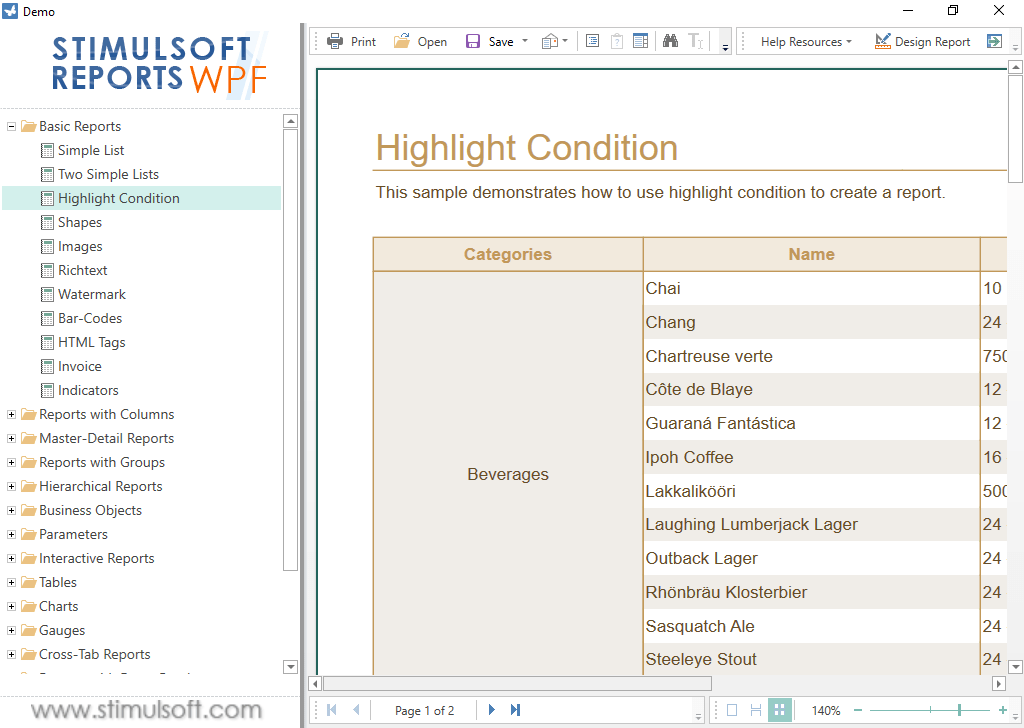 Stimulsoft Reports.WPF