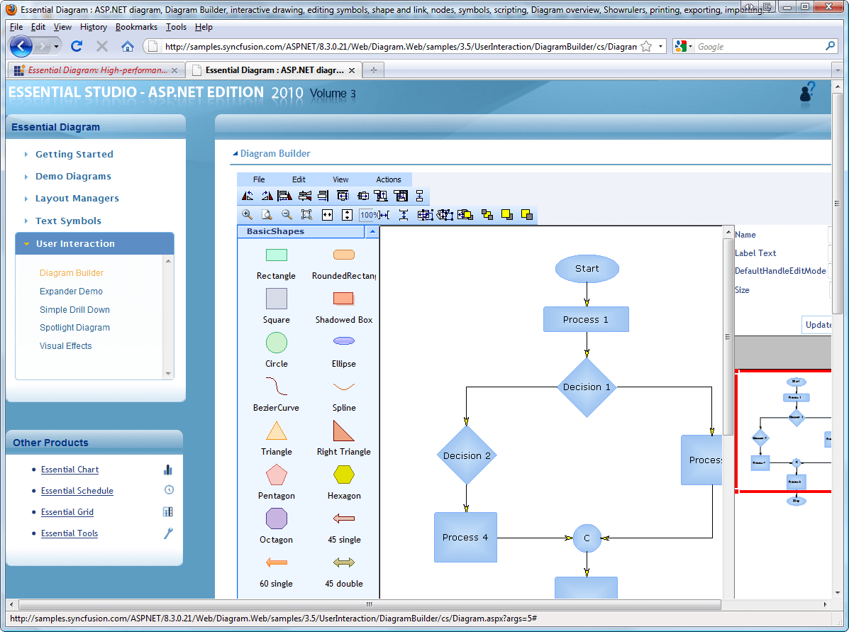 Syncfusion Essential Diagram For Aspnet (英語版)