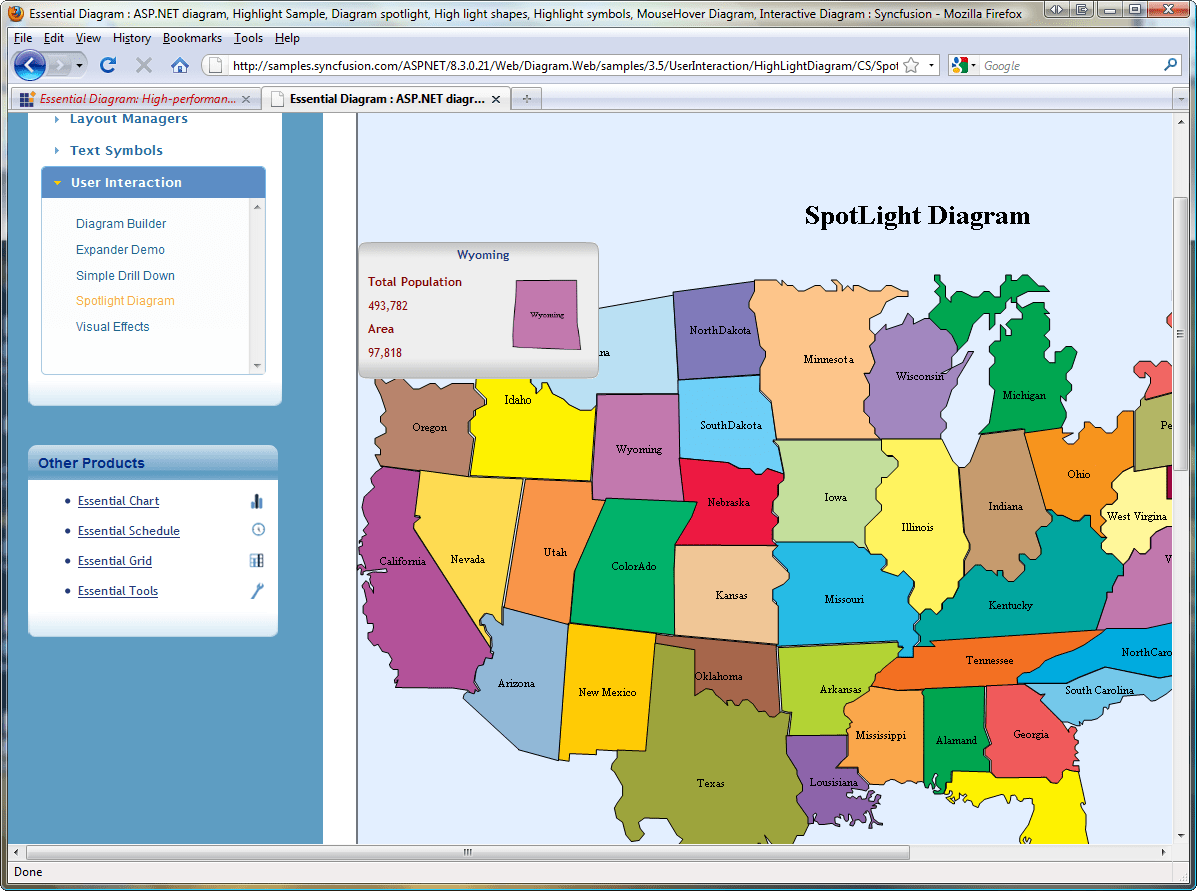 Syncfusion Essential Diagram For Aspnet
