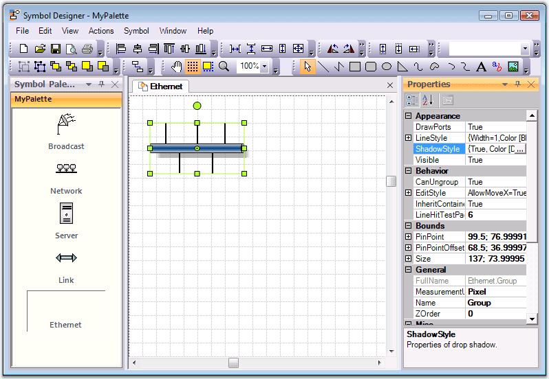 Syncfusion Essential Diagram