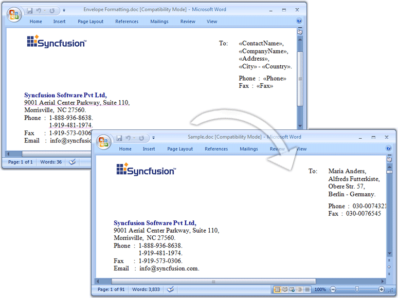 Syncfusion Essential DocIO （英語版）