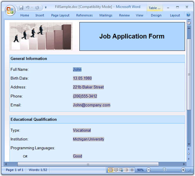 Syncfusion Essential DocIO （英語版）