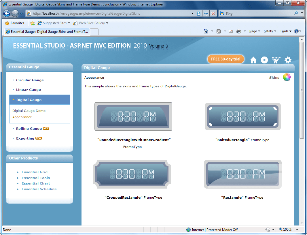 Syncfusion Essential Gauge for ASP.NET MVC Syncfusion Essential Gauge for ASP.NET MVC