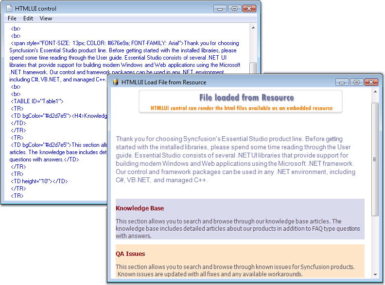 Syncfusion Essential HTMLUI （英語版）