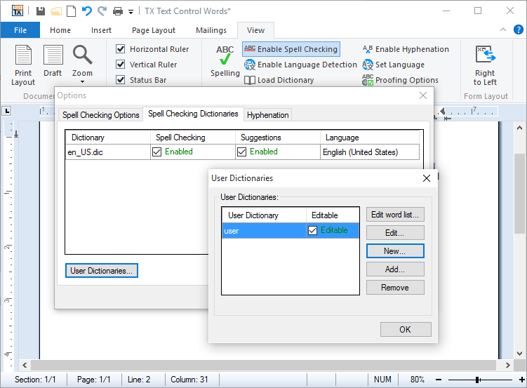 Tx Spell Net For Wpf