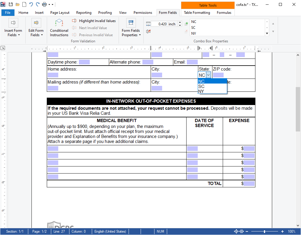 TX Text Control .NET for WPF Enterprise