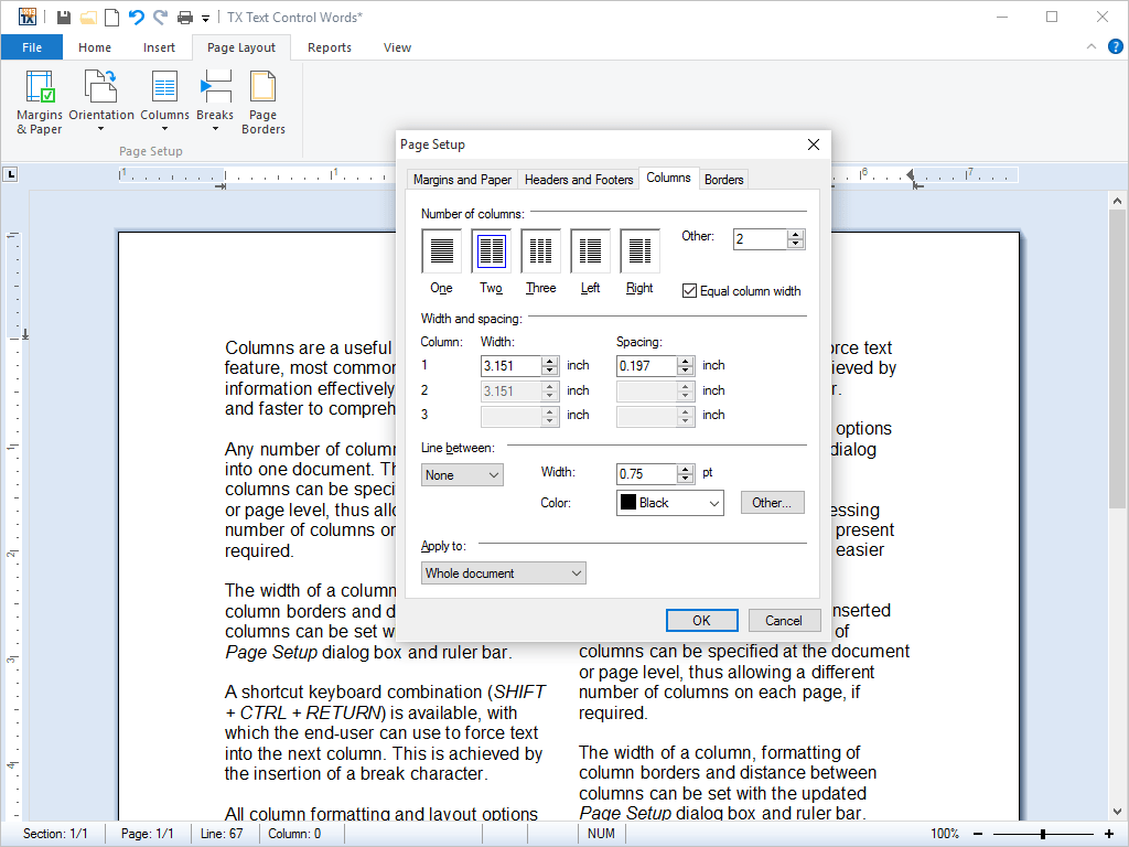 TX Text Control .NET for WPF Professional