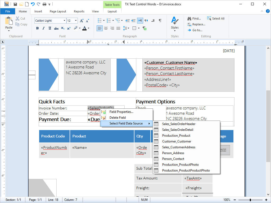 TX Text Control .NET for WPF Standard （英語版）