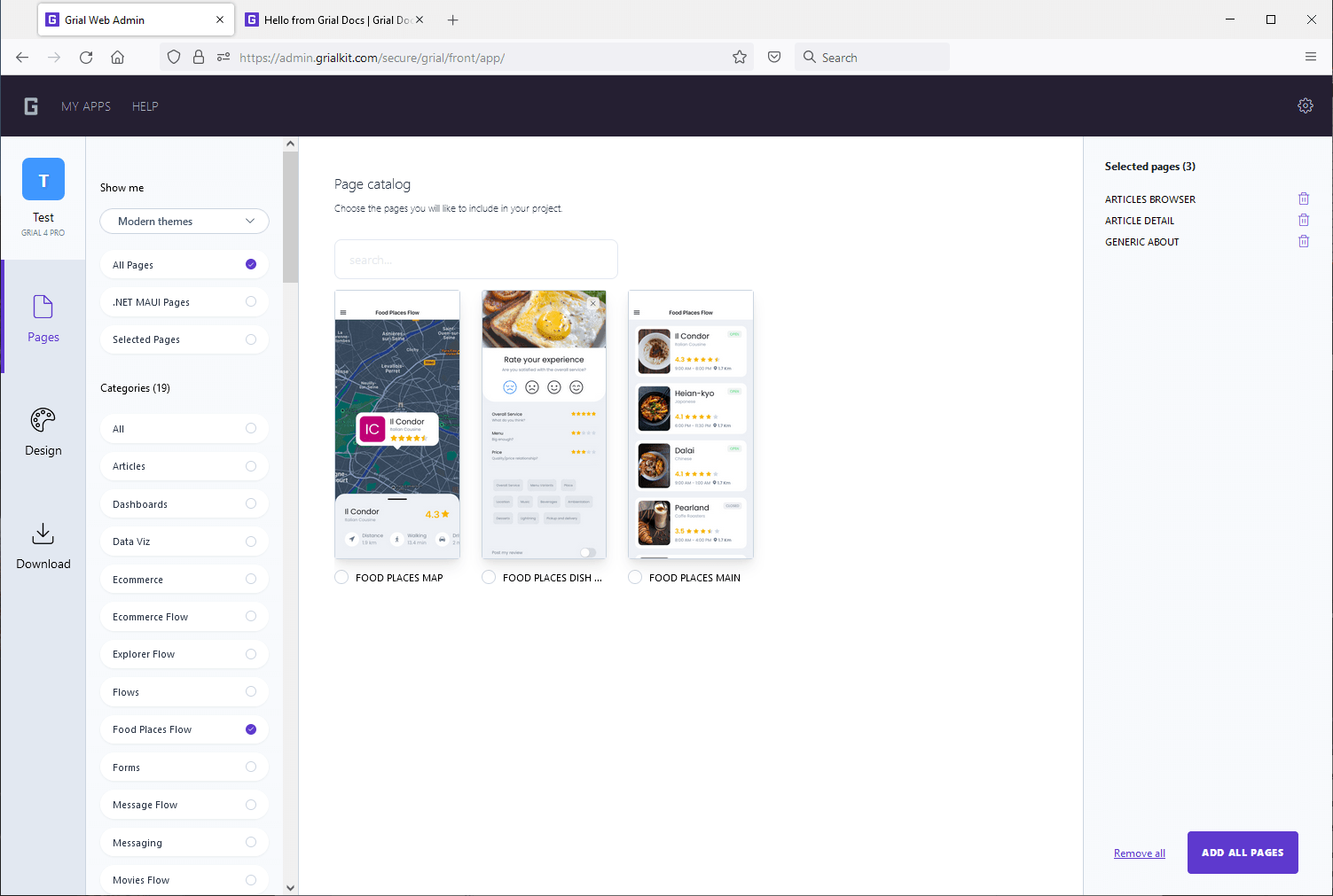 Grial UI Kit