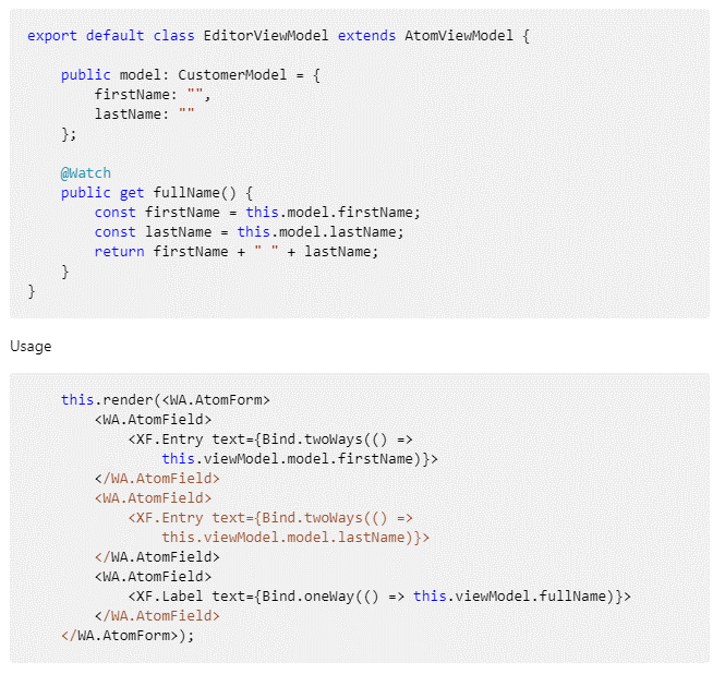 Web Atoms の主な機能