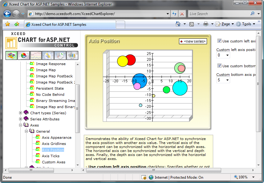 Xceed Chart for ASP.NET