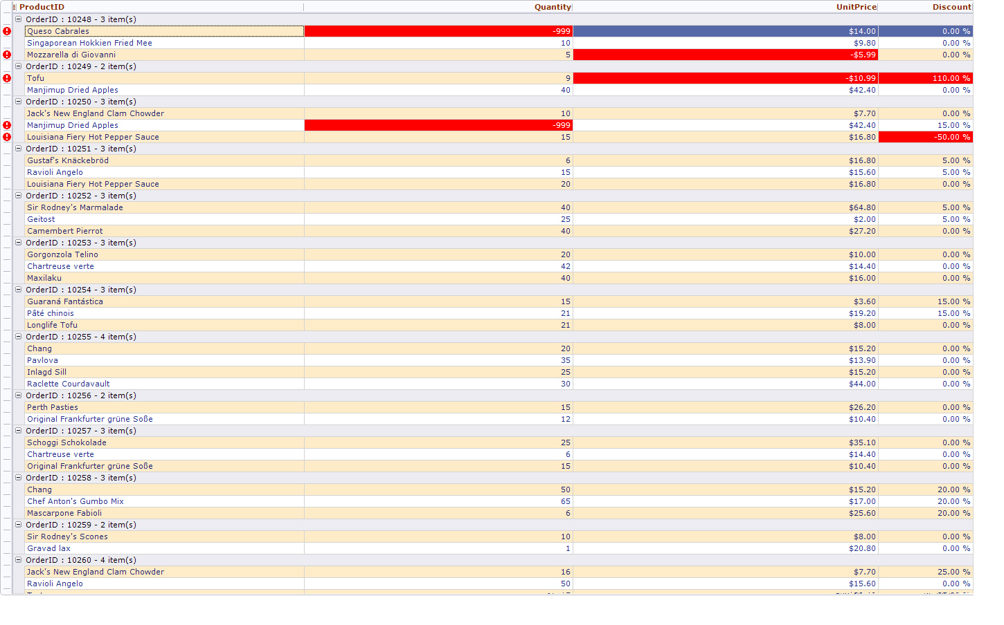 Xceed Grid for WinForms