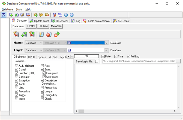 Database Comparer VCL & Tools Bundle（英語版）