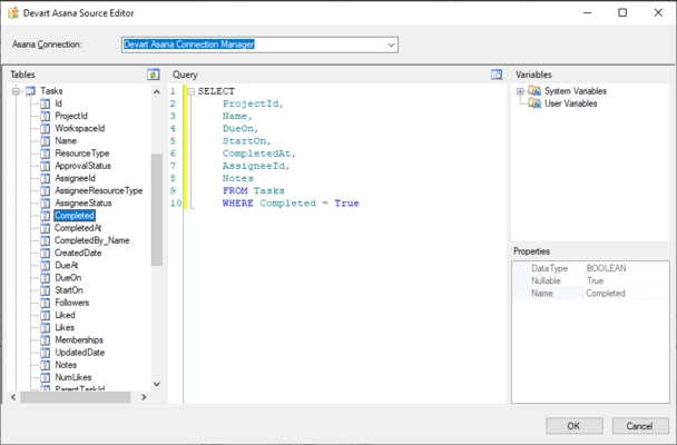 Devart SSIS Data Flow Components for Asana の互換性 Devart SSIS Data Flow Components for Asana の互換性