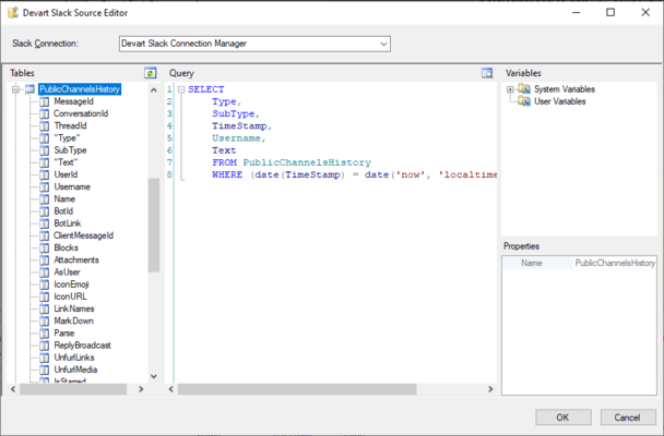 Devart SSIS Data Flow Components for Slack Devart SSIS Data Flow Components for Slack