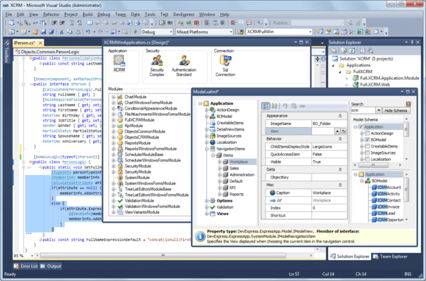 About eXpressApp Framework (XAF)