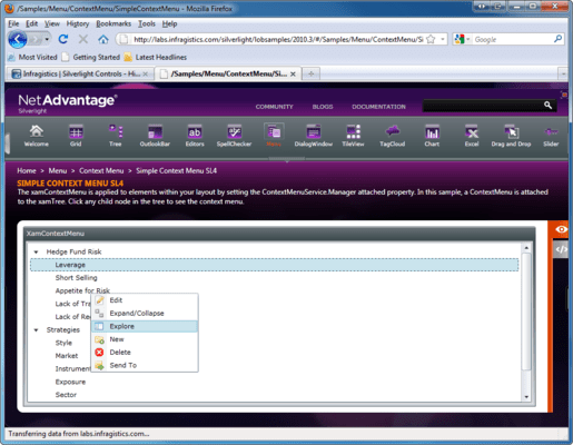 Infragistics Xamcontextmenu Compatibility