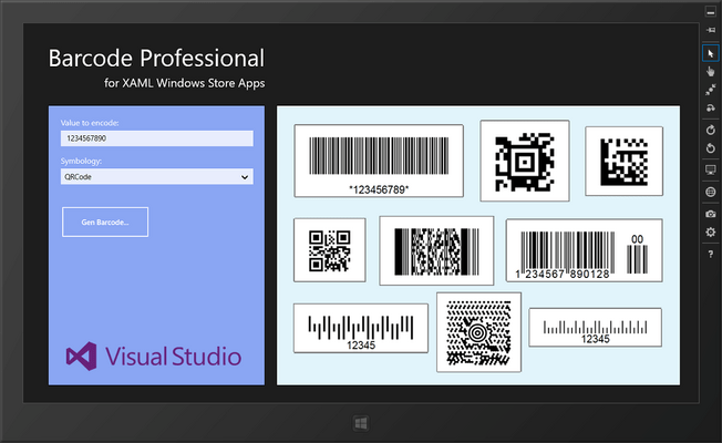 Neodynamic Barcode Professional for XAML WinRT - Basic Edition