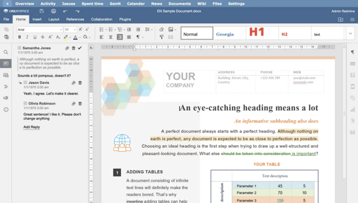 Onlyoffice Docs Enterprise Edition With Redmine Connector
