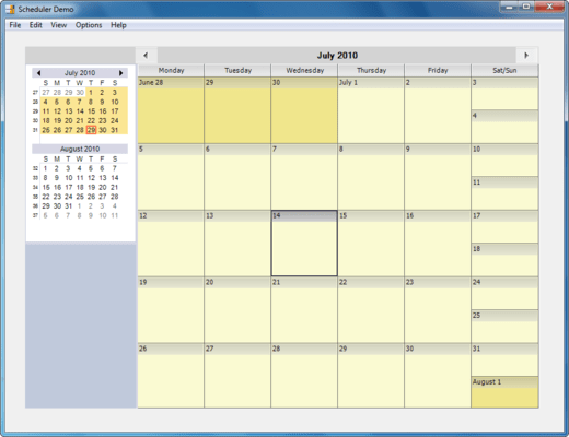 Syncfusion Essential Schedule For Windows Forms (英語版) をダウンロード