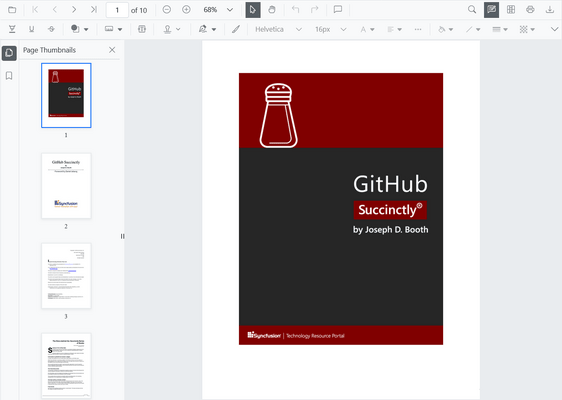 Syncfusion Essential Studio PDF Viewer SDK