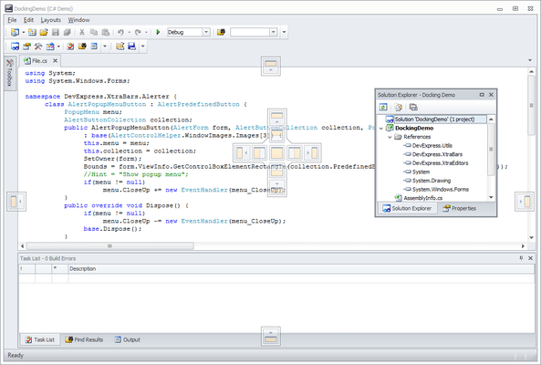DevExpress WinForms Screenshots