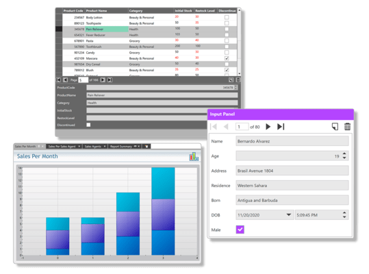 ComponentOne Studio WPF Screenshots