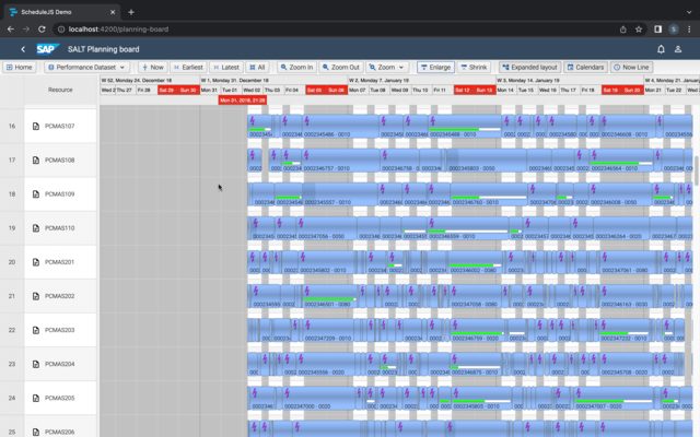 ScheduleJS の主な機能